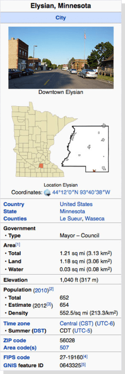 Community - City of Elysian, MN